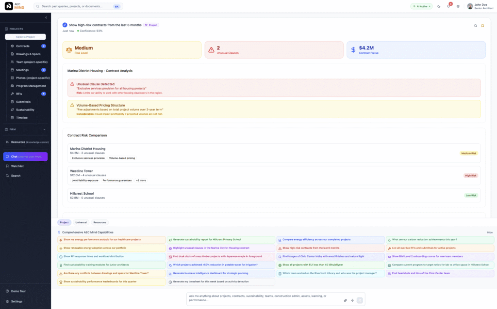 NeoMIND – Intelligent Knowledge Assistant for Architecture, Engineering & Construction